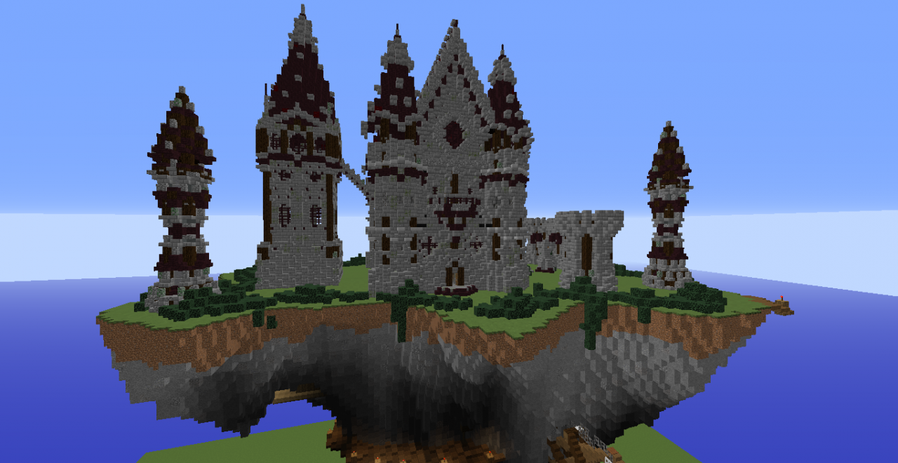 Floating Castle Minecraft Map