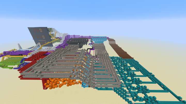 8-bit Calculator v2 Minecraft Map