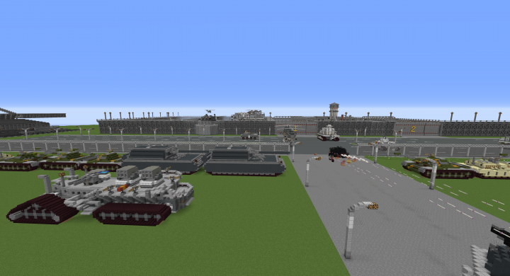 The end of the zombie outpost Minecraft Map