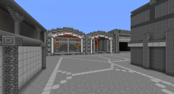 The end of the zombie outpost Minecraft Map