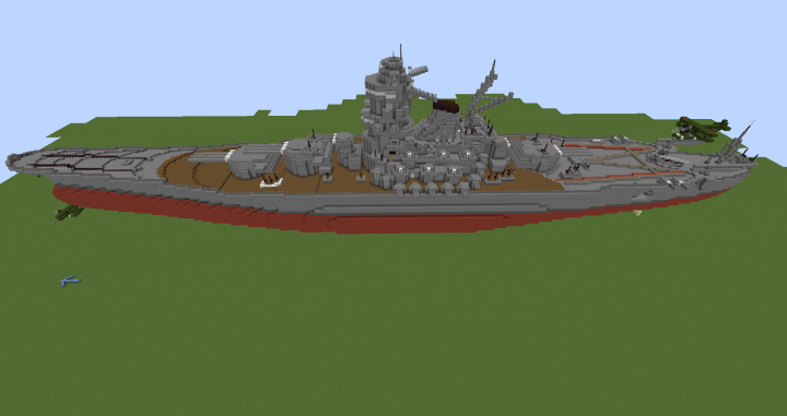 IJN Battleship Yamato Minecraft Map