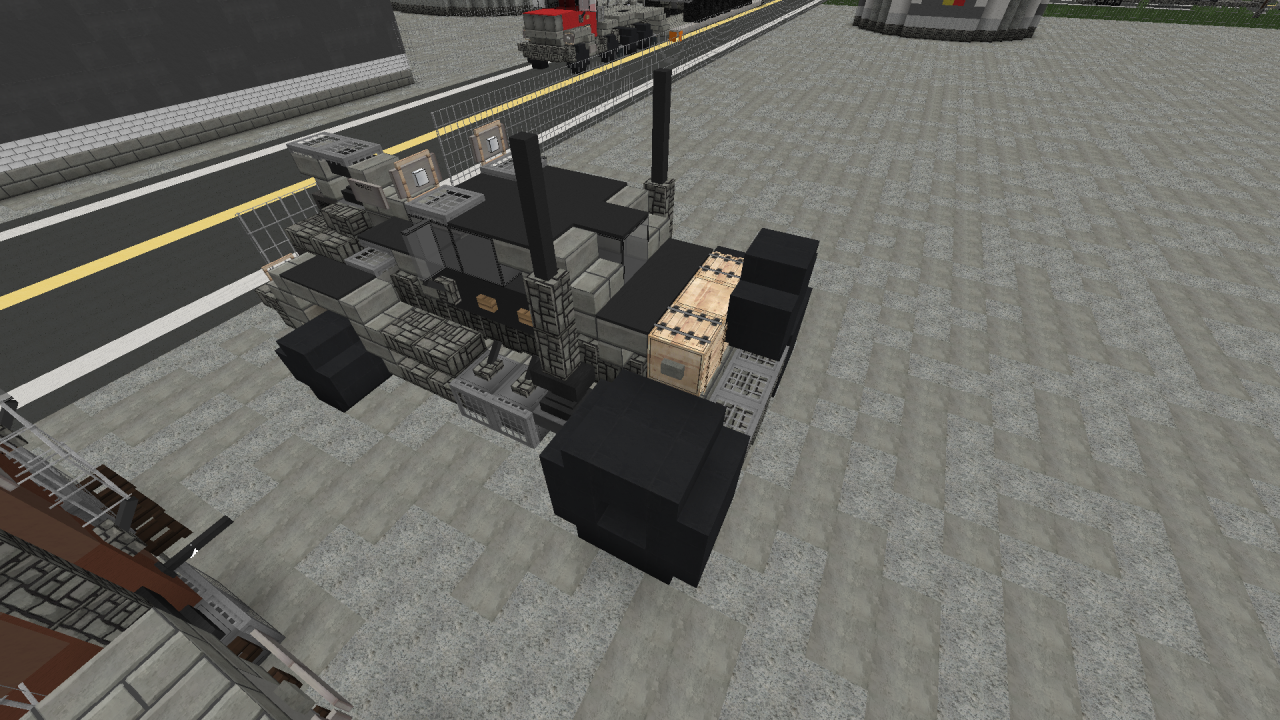 A Mad Max vehicle thing Minecraft Map