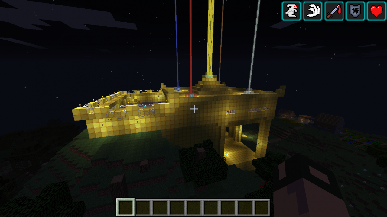 Golden House/bunker Minecraft Map