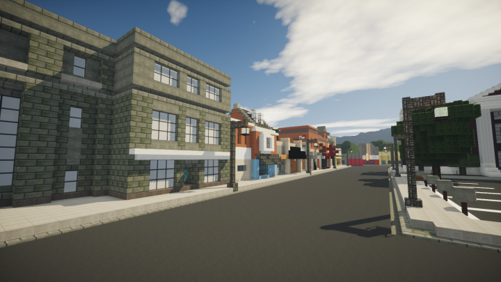 Back To The Future 1985 Courthouse Square (Hill Valley) Minecraft Map