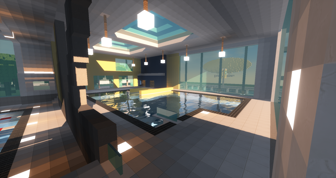 Swimming Pool Minecraft Map