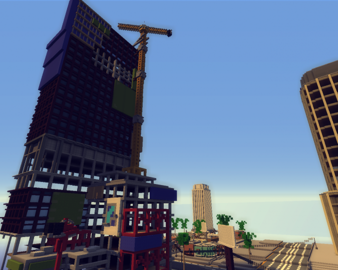 Minecraft City project . Minecraft Map