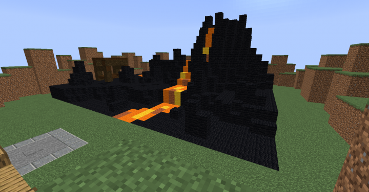 Burning House Minecraft Map
