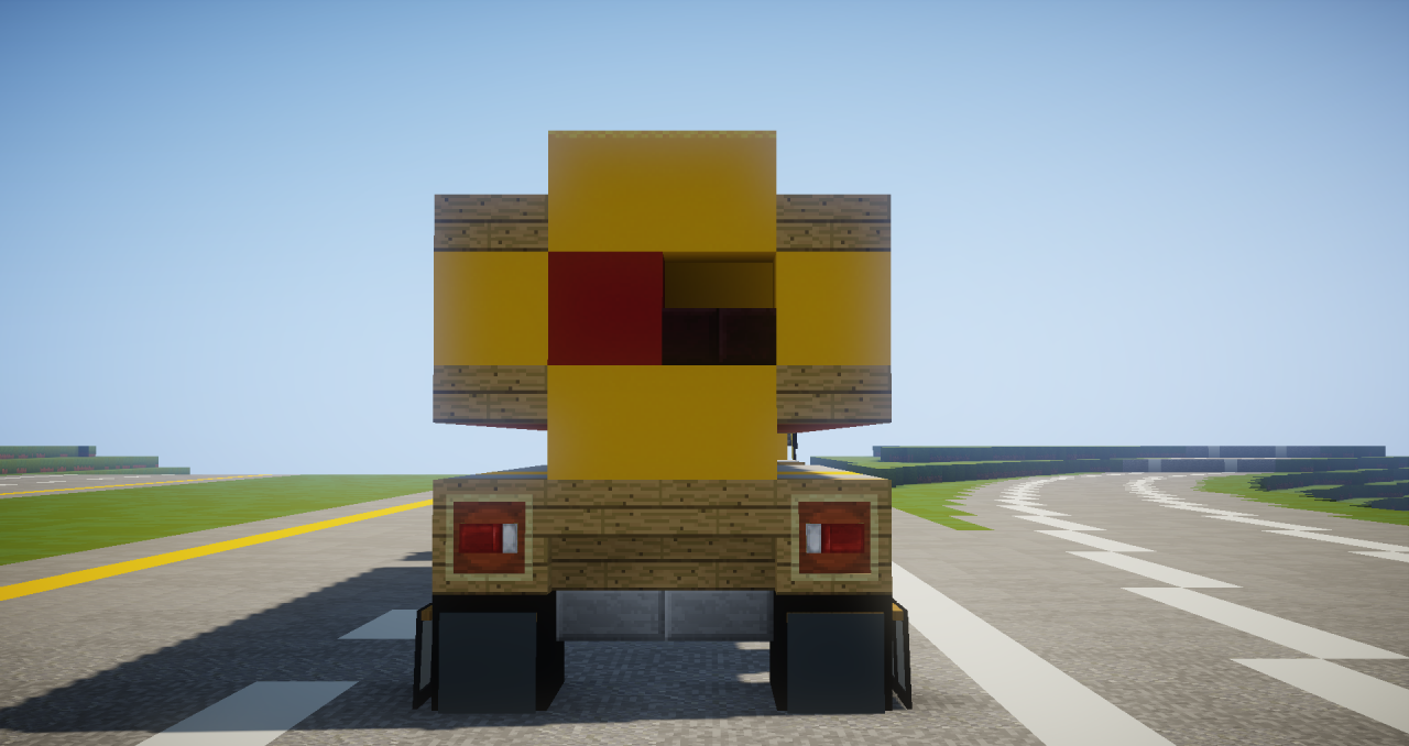 Love's Semi Truck And Trailer Minecraft Map