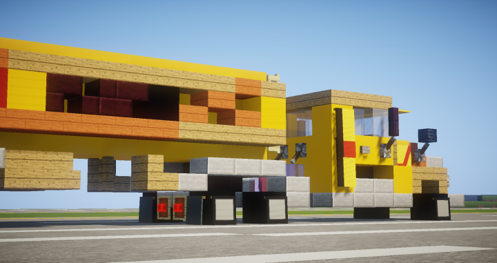 Love's Semi Truck And Trailer Minecraft Map