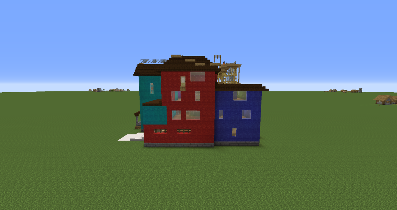 Hello Neighbor Custom House WIP Minecraft Map