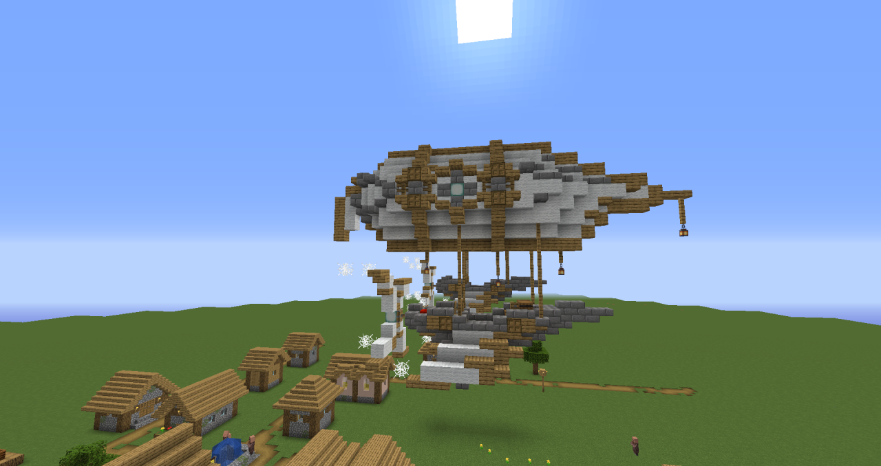 Epic Airship Tutorial + Download Minecraft Map