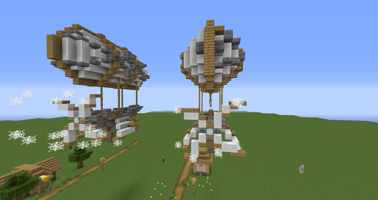 Epic Airship Tutorial + Download Minecraft Map