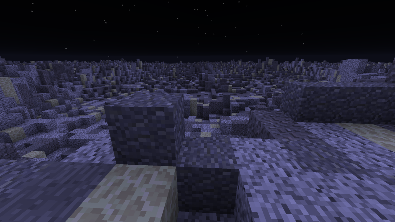 Custom Moon Terrain - Rocky Barren Planet - ↓ DOWNLOADABLE ↓ Minecraft Map