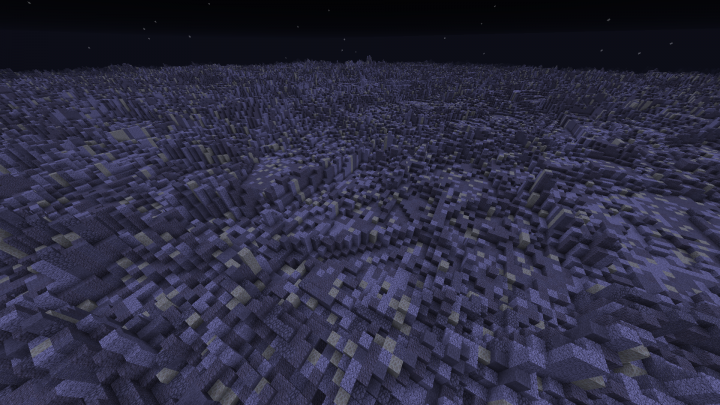 Custom Moon Terrain - Rocky Barren Planet - ↓ DOWNLOADABLE ↓ Minecraft Map