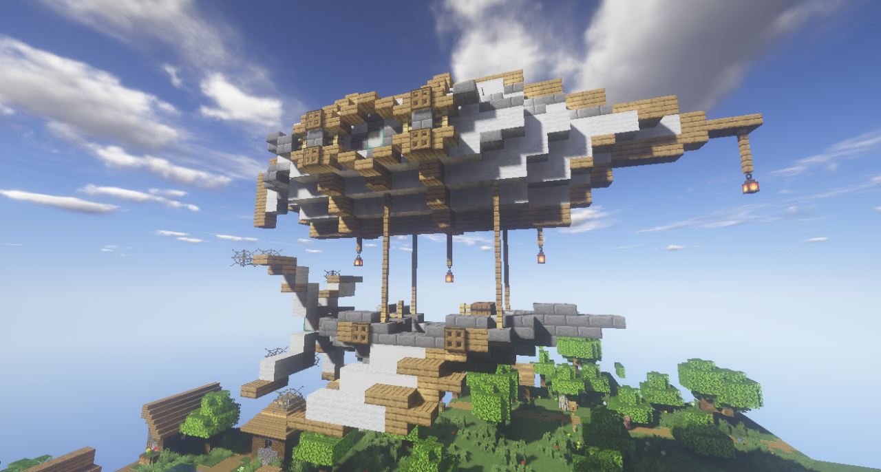 Epic Airship Tutorial + Download Minecraft Map