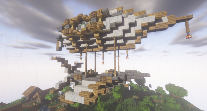 Epic Airship Tutorial + Download Minecraft Map