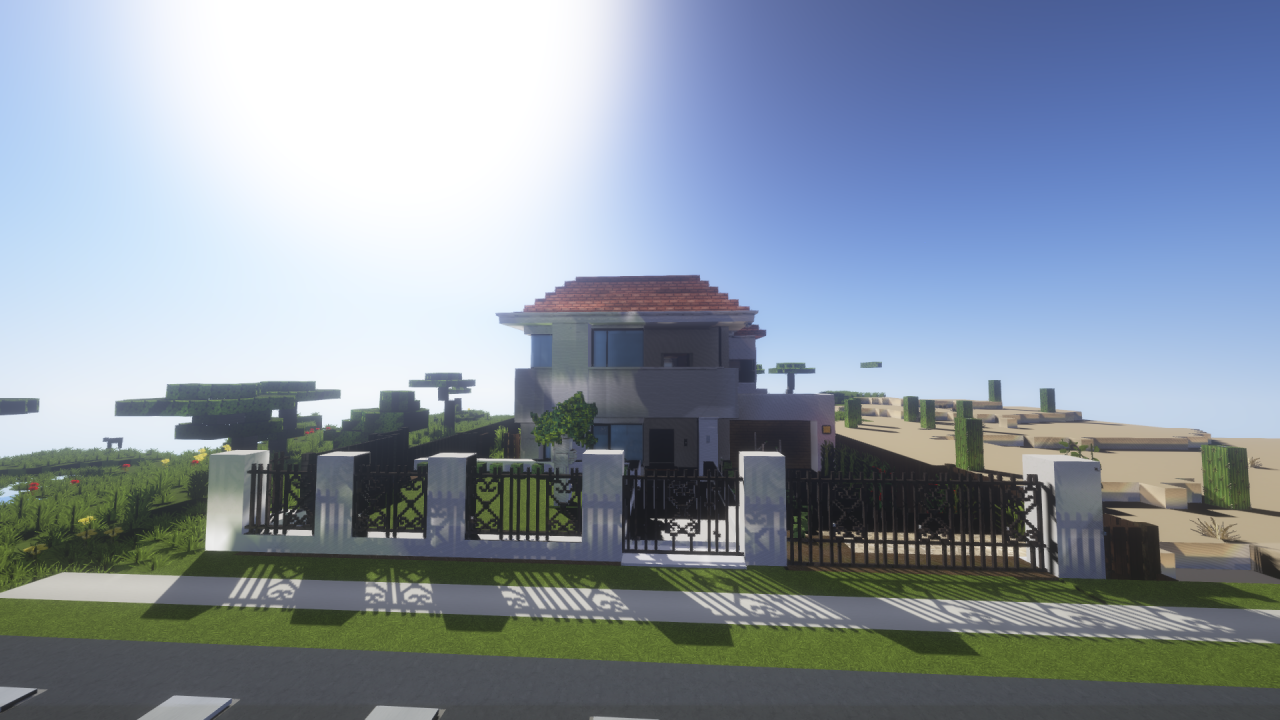 Modern Replica Houses Minecraft Map