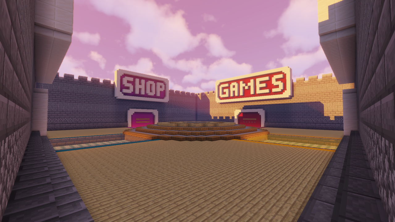 Server Hub/Spawn Area Minecraft Map