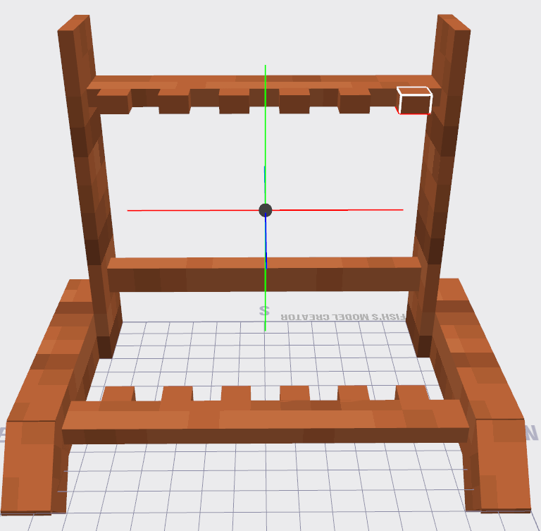 {3D Model} Acacia Weapon Rack Minecraft Texture Pack