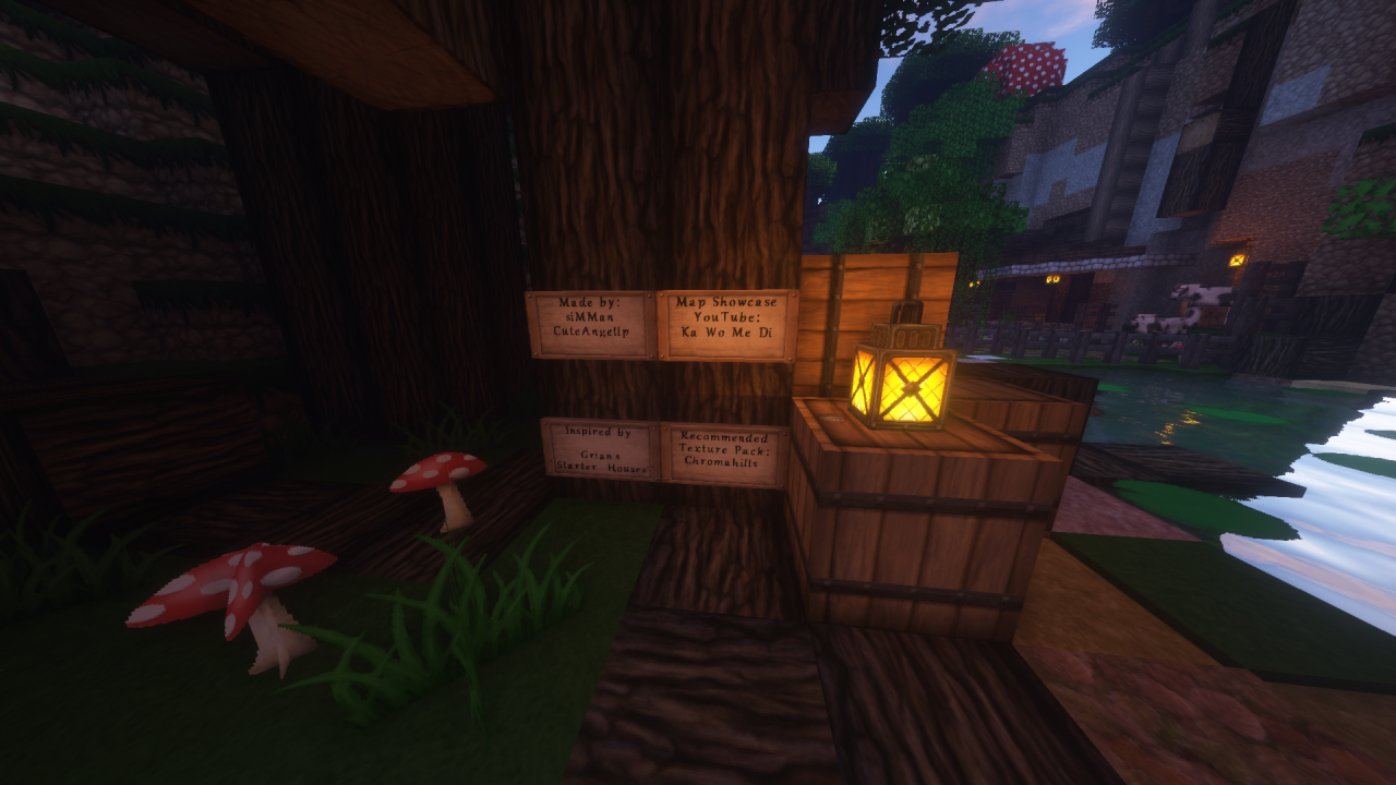 Ravine House Finished Minecraft Map