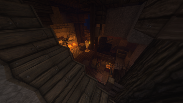 Ravine House Finished Minecraft Map