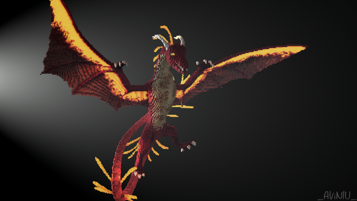 Volcano Dragon Minecraft Map