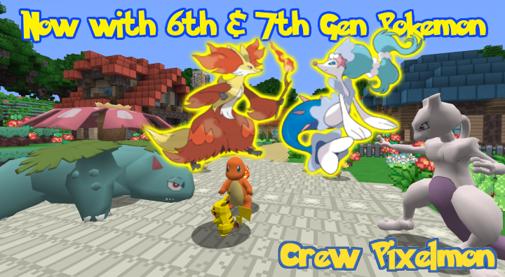 Pixelmon Adventure Map - Crew Pixelmon (UPDATED) Minecraft Map