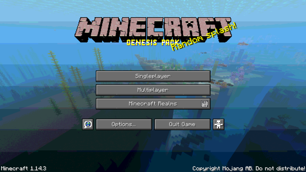 Genesis Pack V2 Minecraft Texture Pack