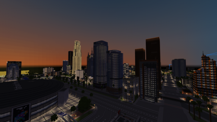 Los Angeles Old Project Minecraft Map