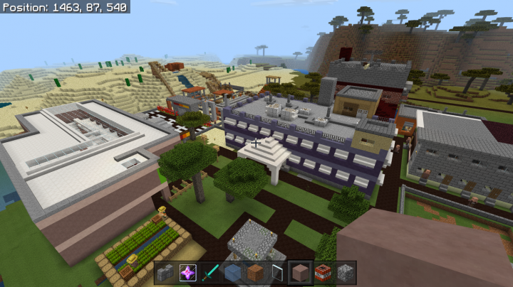 Alextown villager city Minecraft Map