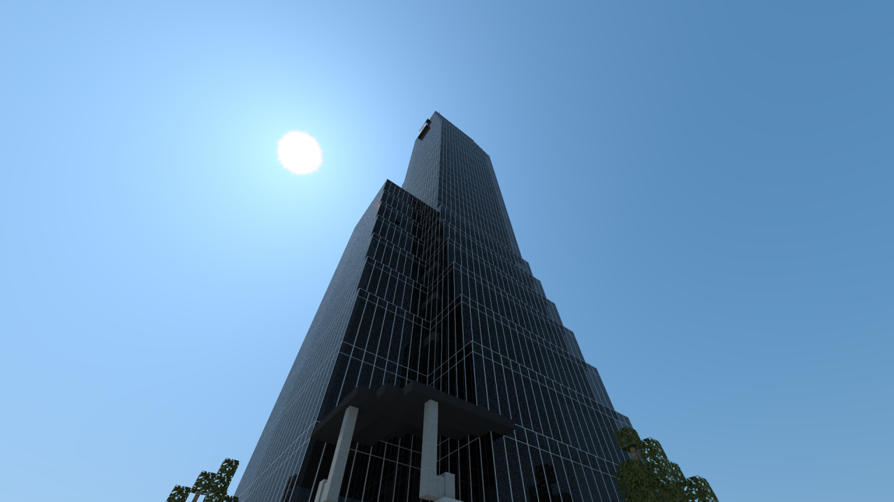 Delta Tower Skyscraper Minecraft Map