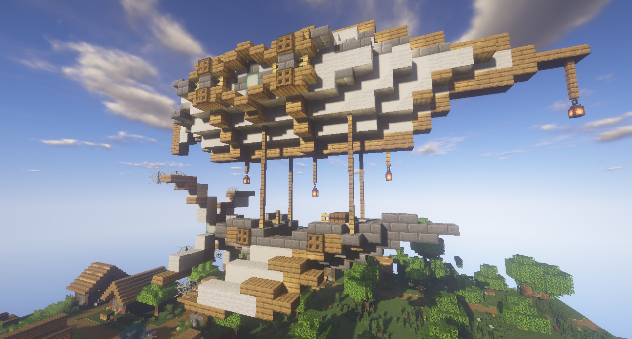 Epic Airship Tutorial + Download Minecraft Map