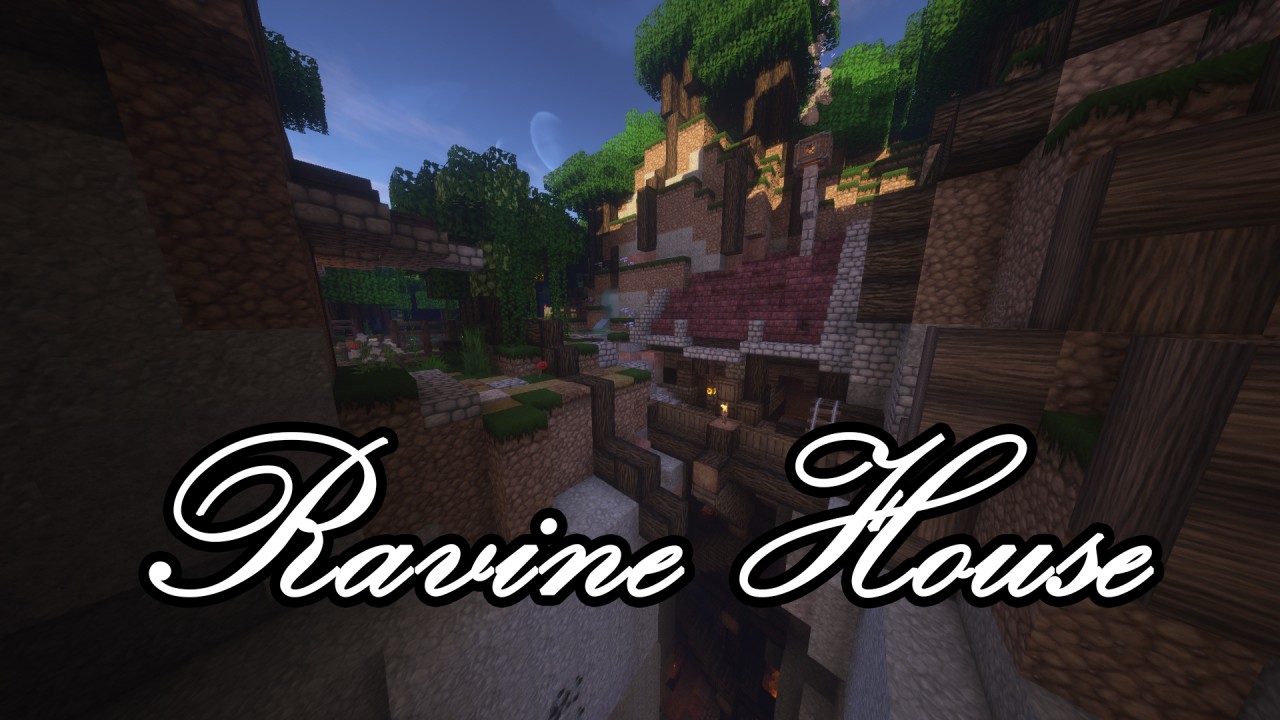 Ravine House Finished Minecraft Map