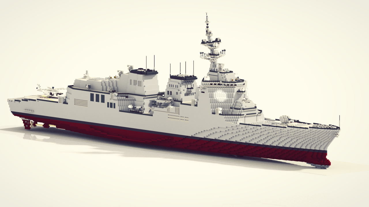 Jmsdf DD 179 maya (maya-class) destroyer 2:1 Minecraft Map