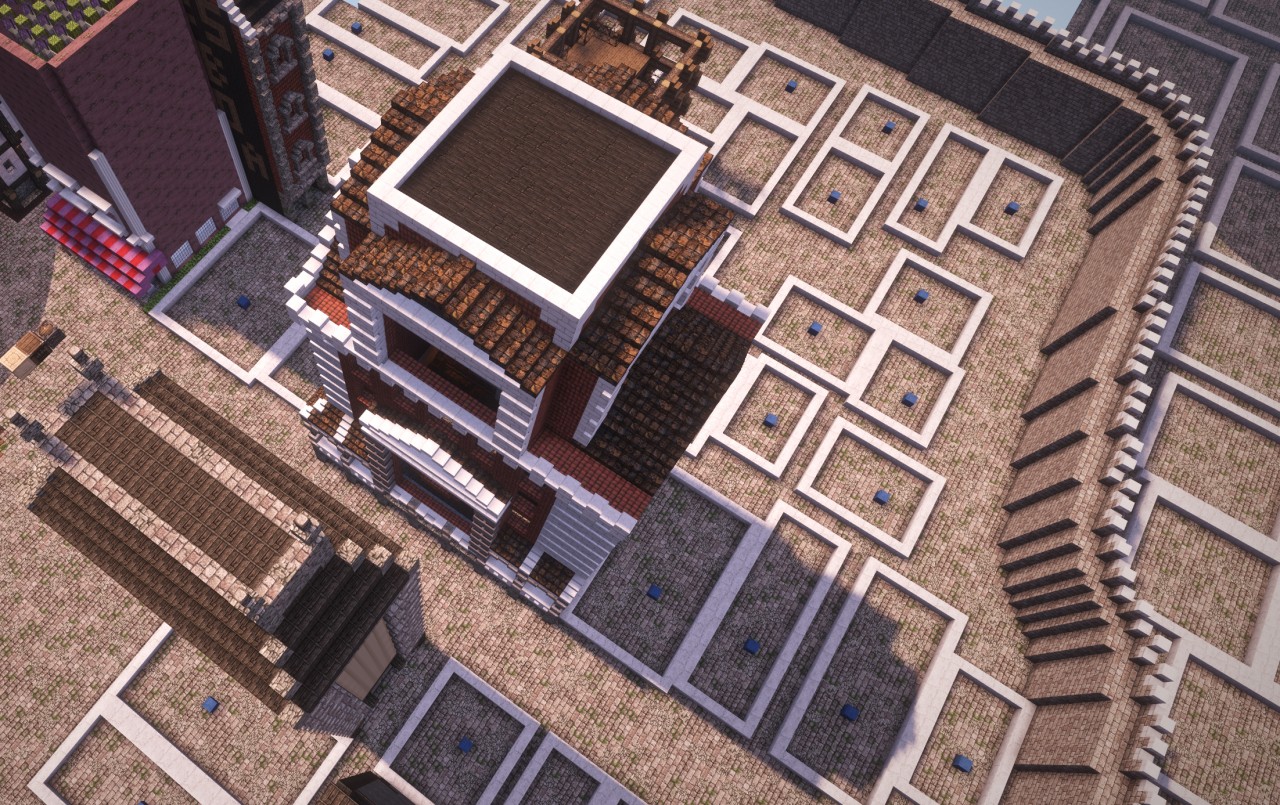 Iron-Flat Survival build Minecraft Map