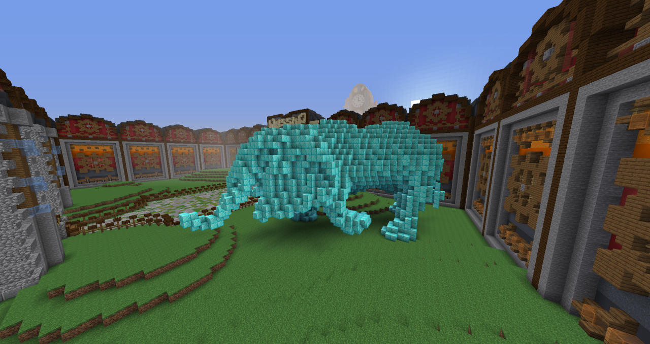 Elephant Organic Build Minecraft Map