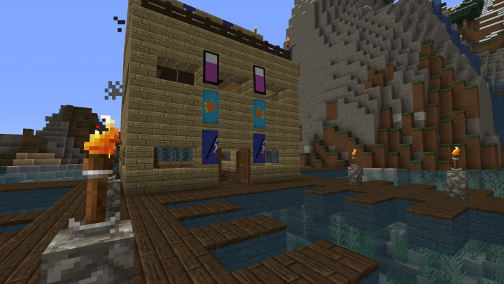 Floating Fish Shop Minecraft Map