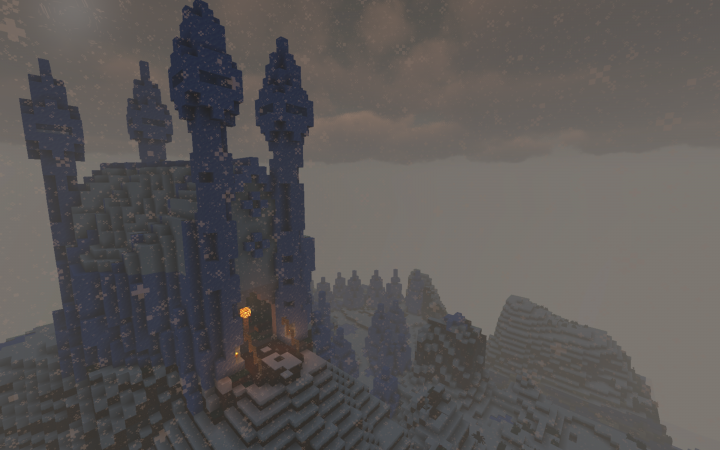 Ice Spike Castle Minecraft Map