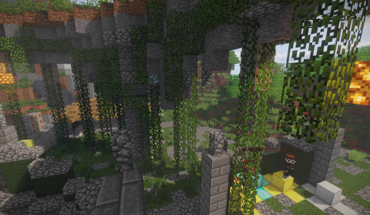 Minecraft Green Tower Spawn Minecraft Map