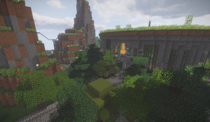 Minecraft Green Tower Spawn Minecraft Map