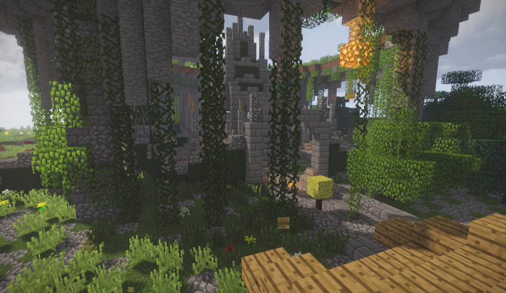 Minecraft Green Tower Spawn Minecraft Map