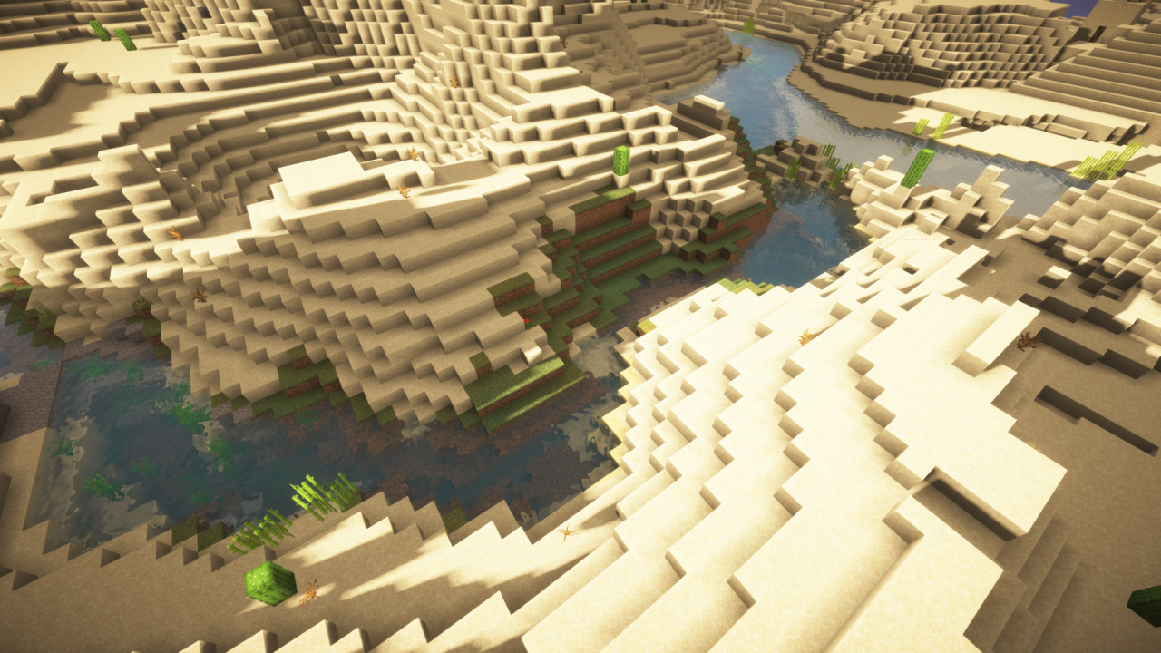 Perfect Desert Exploration Seed (Large Biomes) [1.14+] Minecraft Map