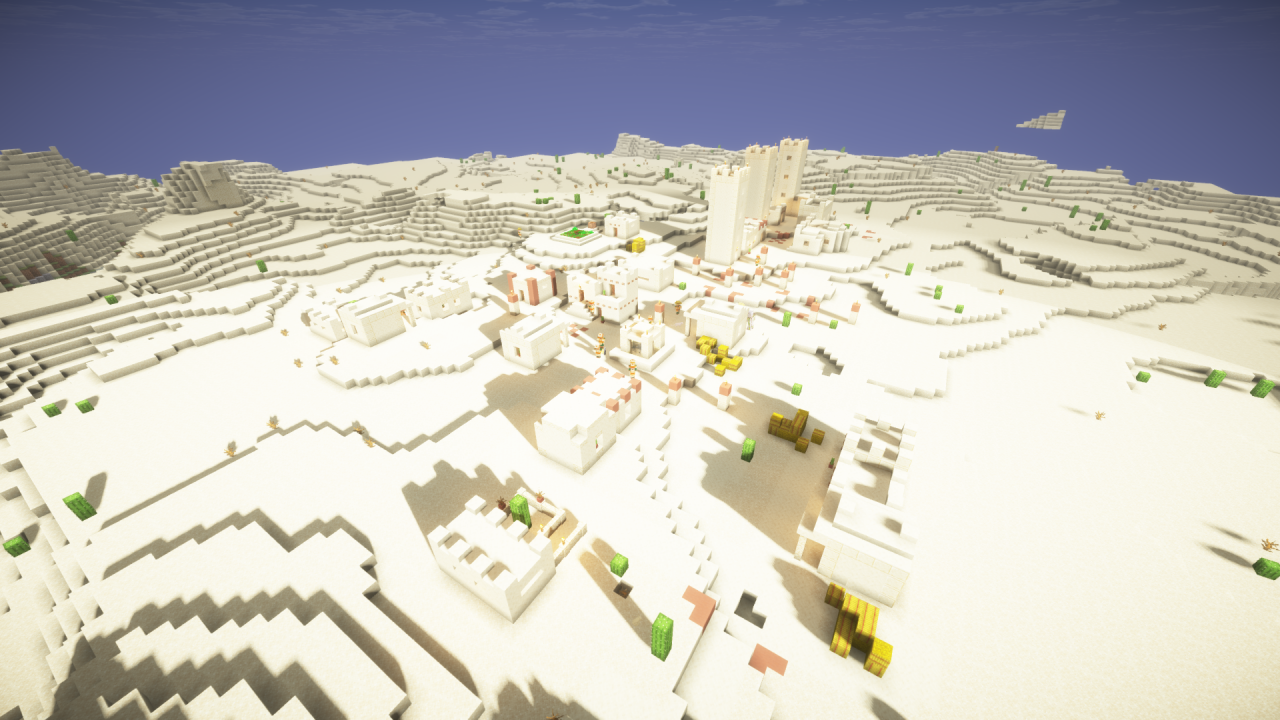 Perfect Desert Exploration Seed (Large Biomes) [1.14+] Minecraft Map