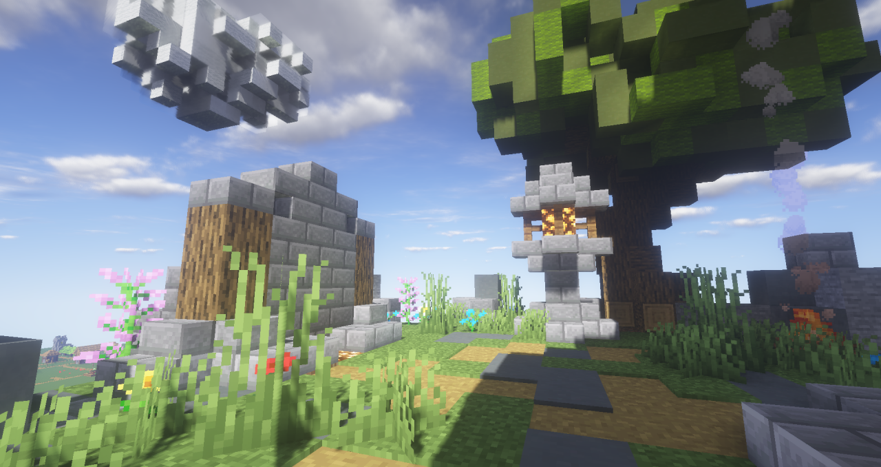 Epic Skyblock Spawn Time Lapse Minecraft Map