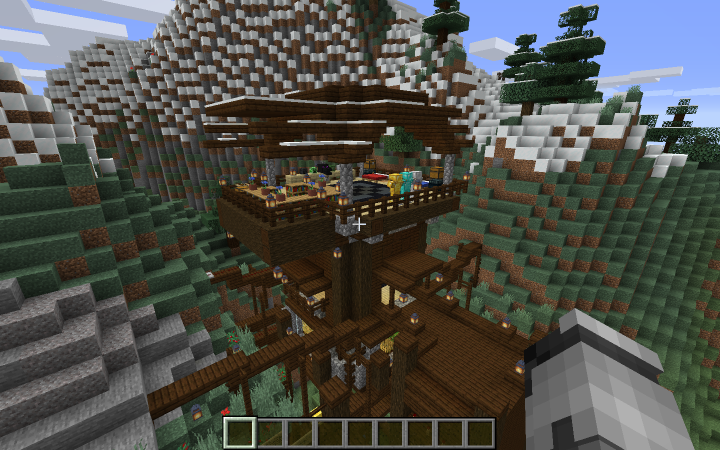 Pillager Outpost House Minecraft Map
