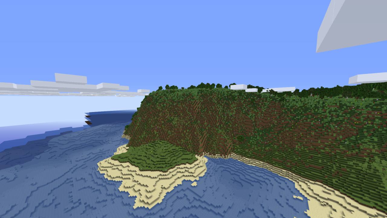 Survival Custom Terrain Minecraft Map