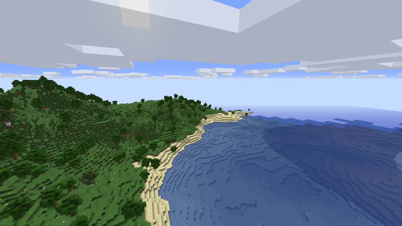 Survival Custom Terrain Minecraft Map