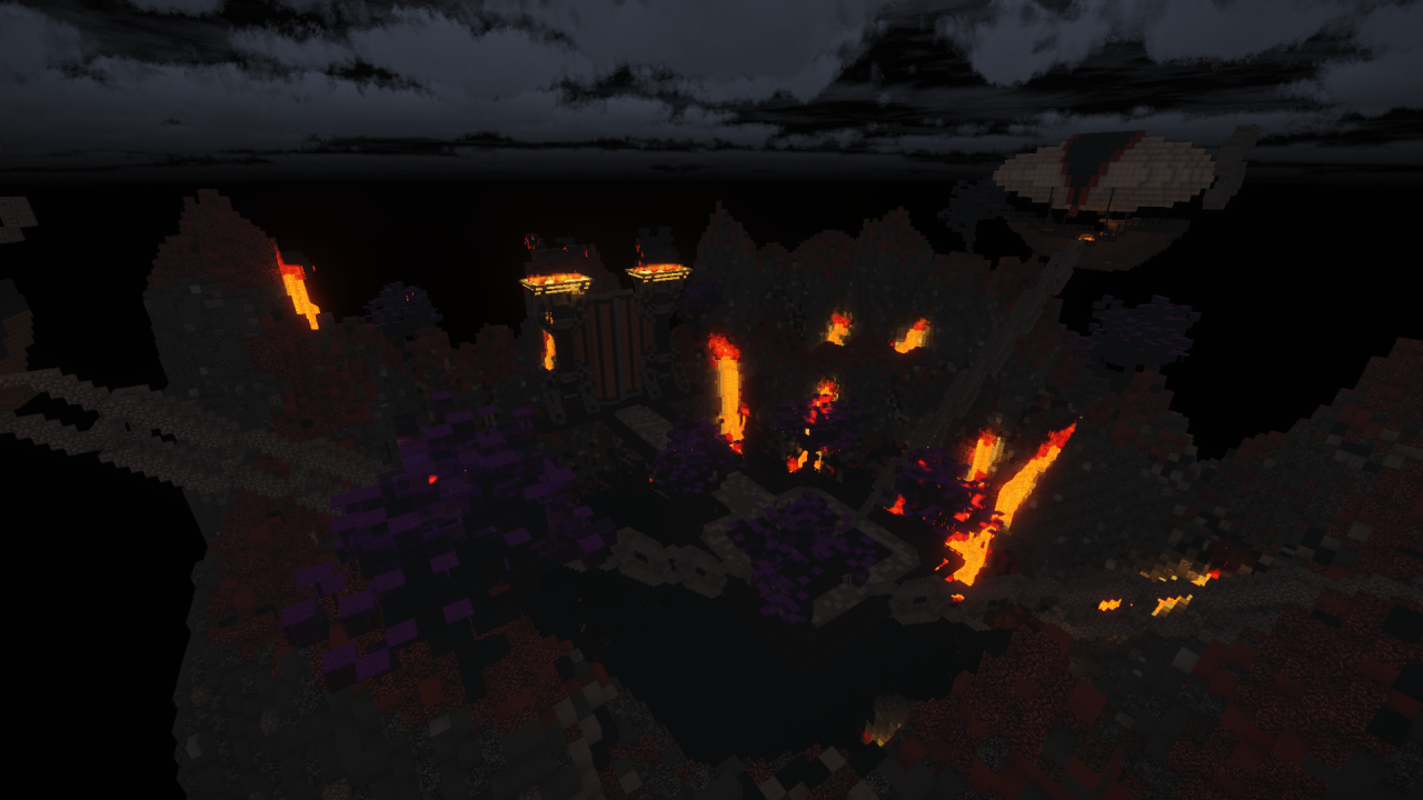 Hellish spawn Minecraft Map