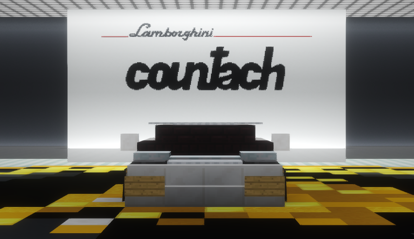 Lamborghini Countach Minecraft Map