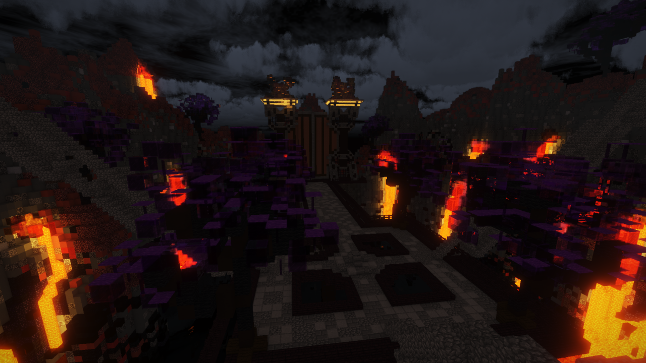 Hellish spawn Minecraft Map